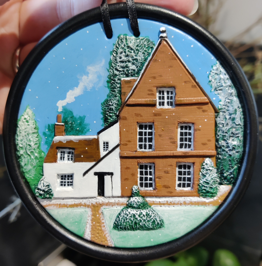 The House of Green Knowe Christmas decoration - The Manor Hemingford Grey